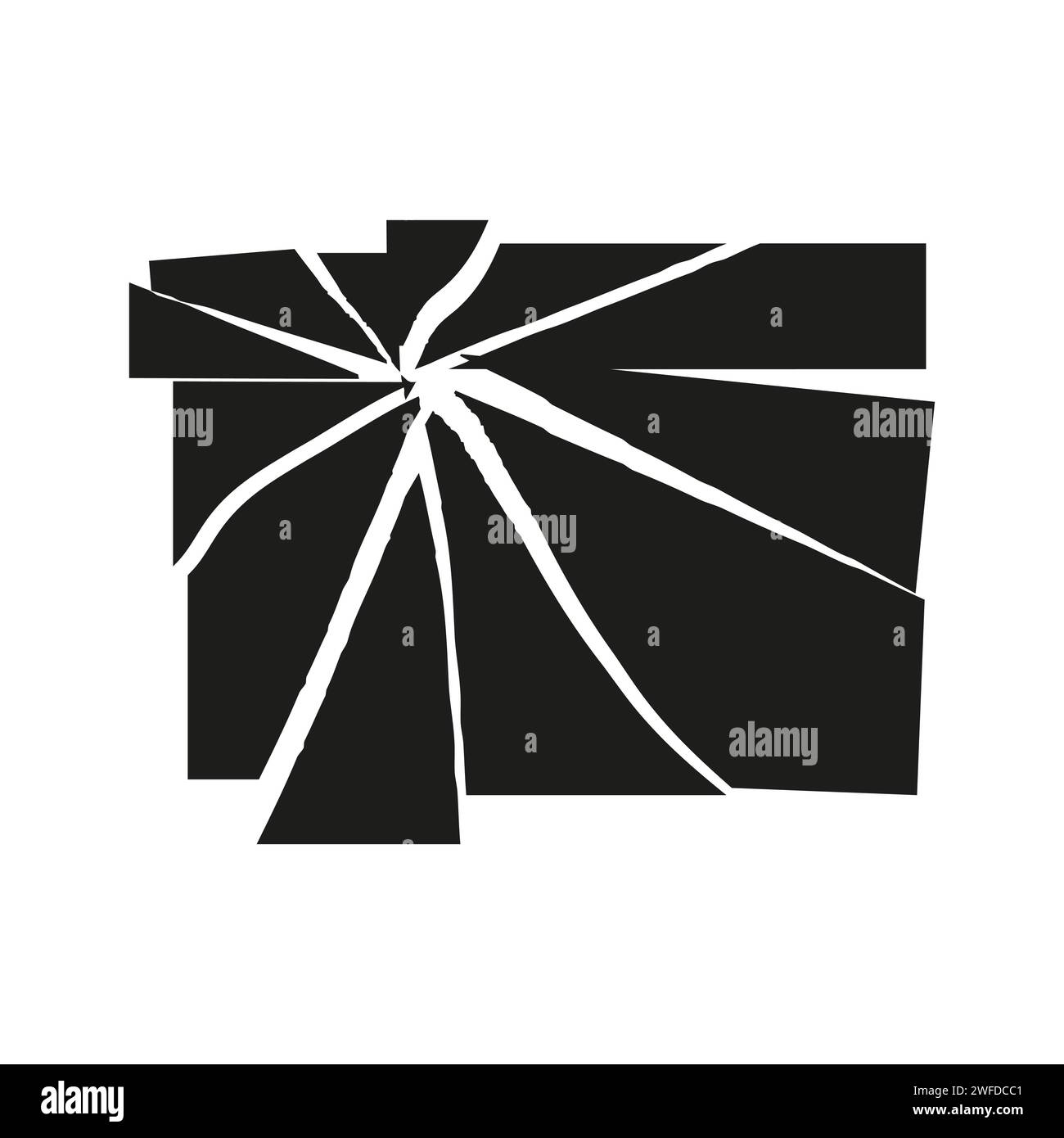 Shard wall Stock Vector Images - Alamy