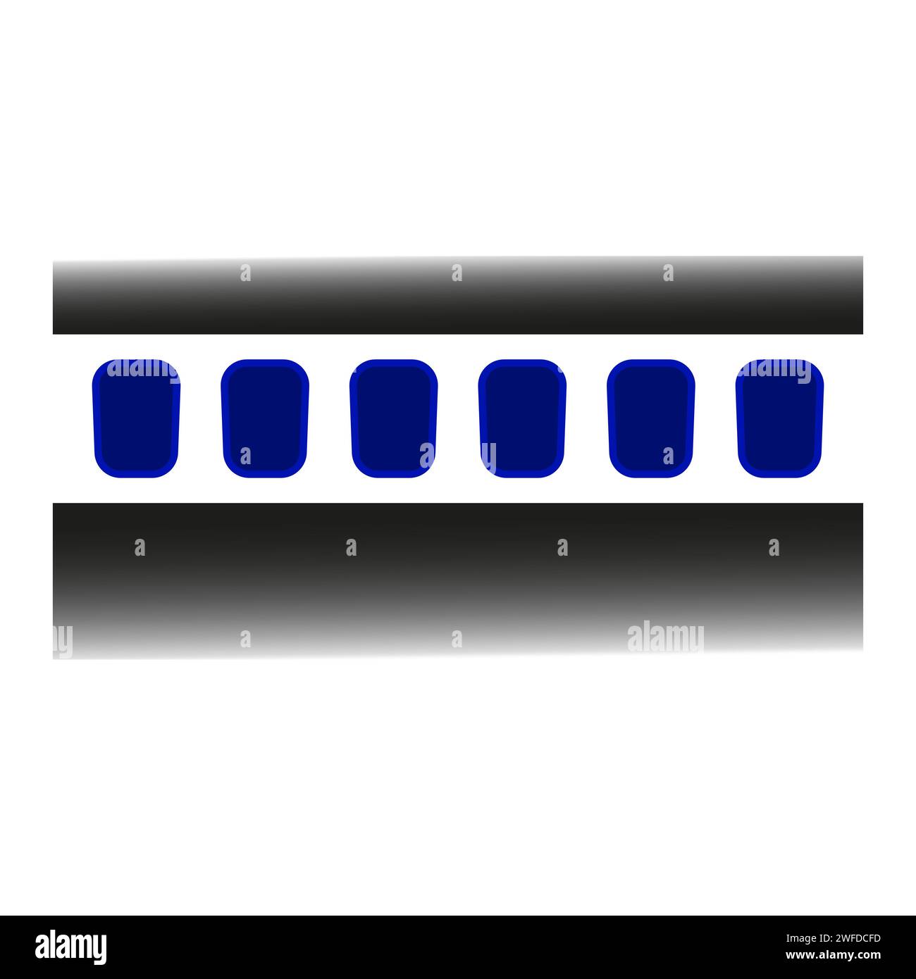 Airplane windows Cut Out Stock Images & Pictures - Alamy