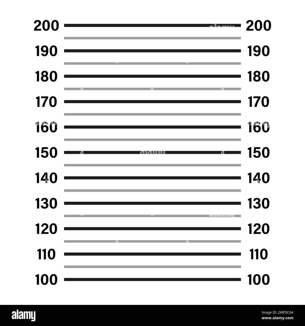 growth prisoner white photo background in flat style. Vector ...