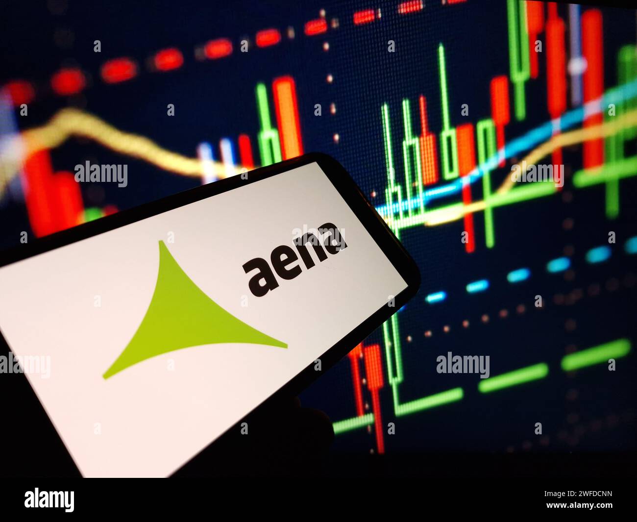 Aena logo hi-res stock photography and images - Alamy