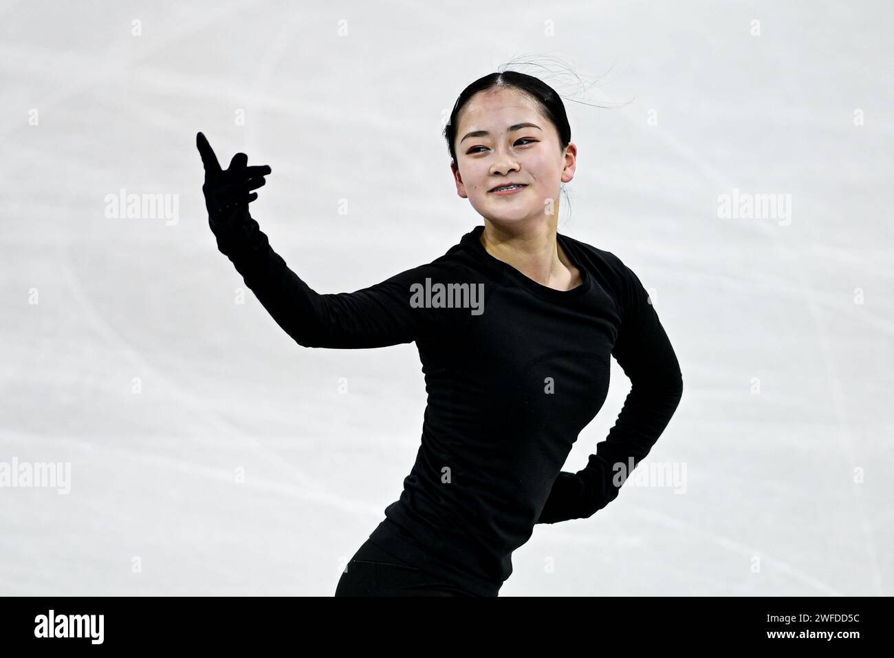 Rinka WATANABE (JPN), during Women Practice, at the ISU Four Continents ...