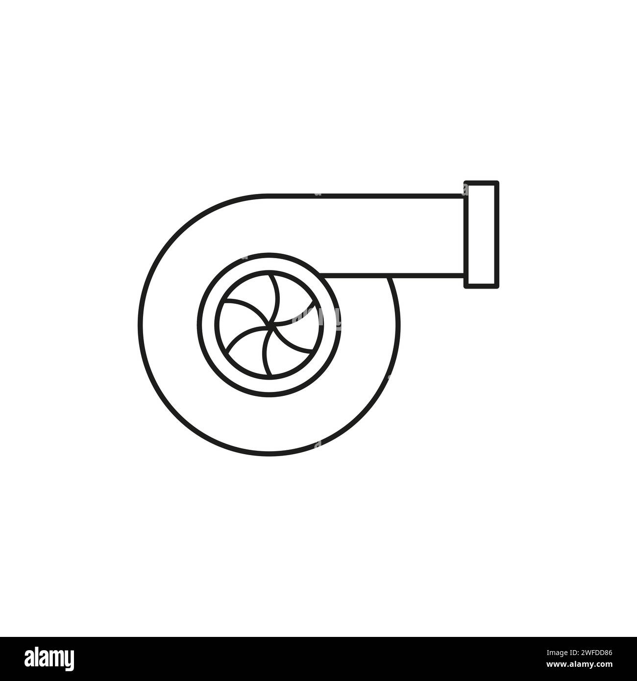 car turbo icon vector for graphic design, logo, website, social media ...