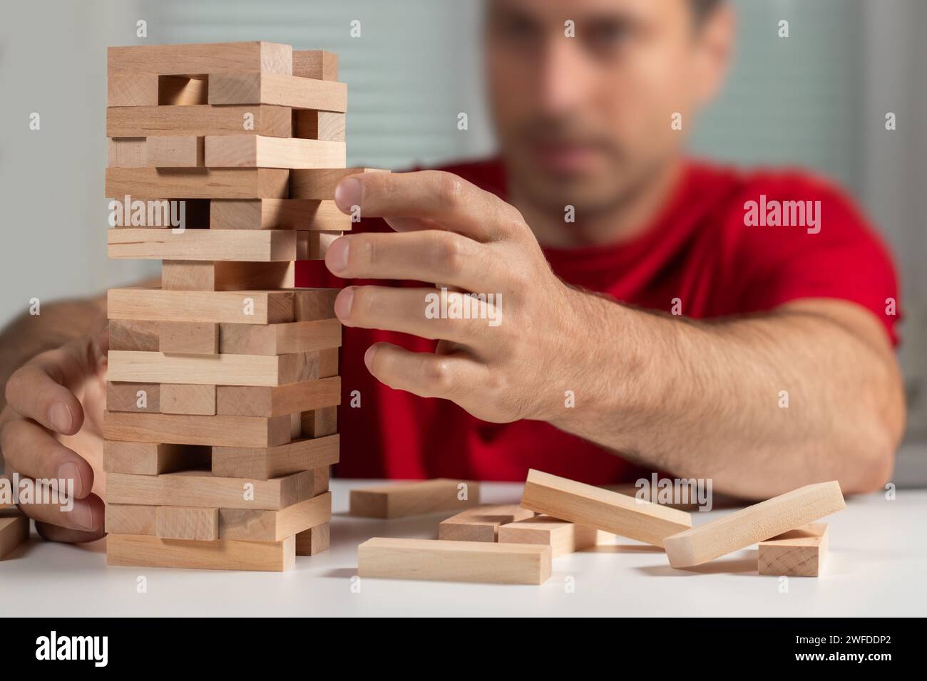 Take wooden blocks isolated on hi-res stock photography and images - Alamy