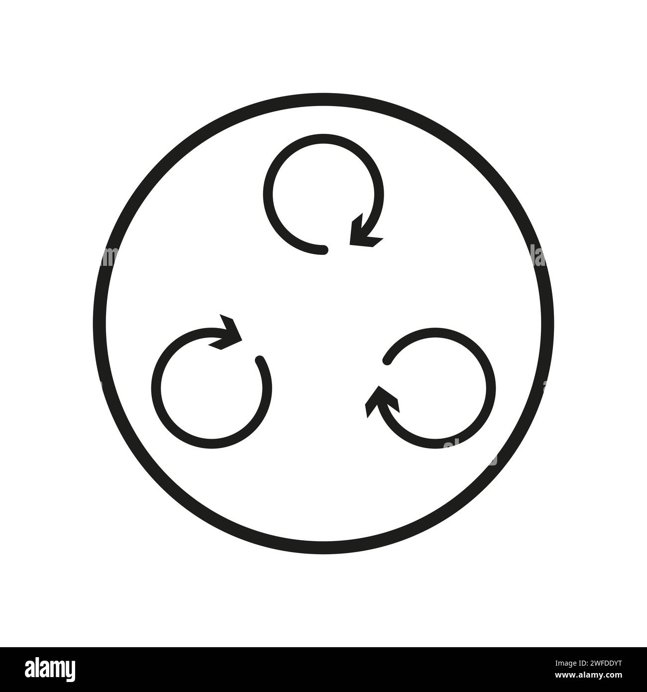 Rotation icon. Vector illustration. EPS 10. Stock image Stock Vector ...