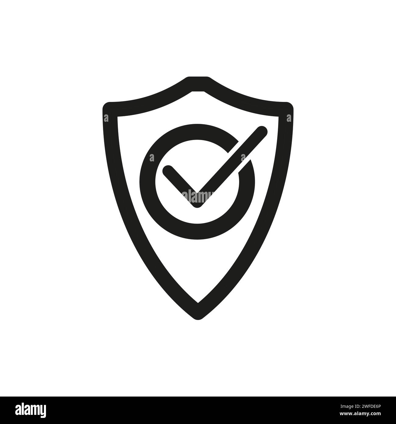Padlock green check mark hi-res stock photography and images - Alamy