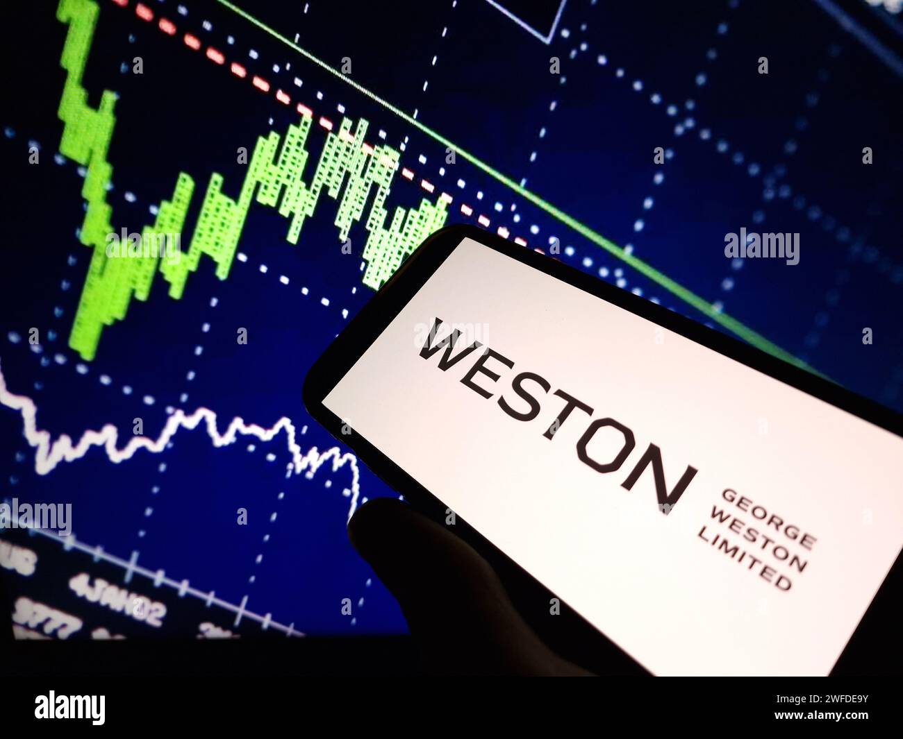 Konskie, Poland - January 27, 2024: George Weston Limited company logo ...