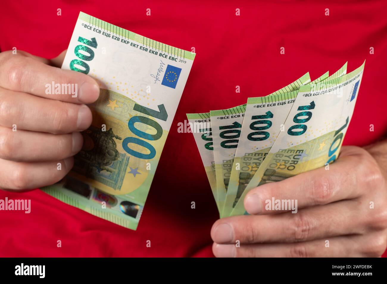 Hundred euro bill hi-res stock photography and images - Alamy