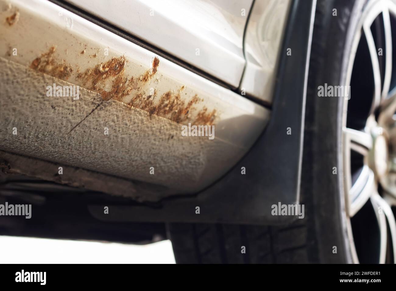 Car with Rust and Corrosion, damage from road salt Stock Photo - Alamy