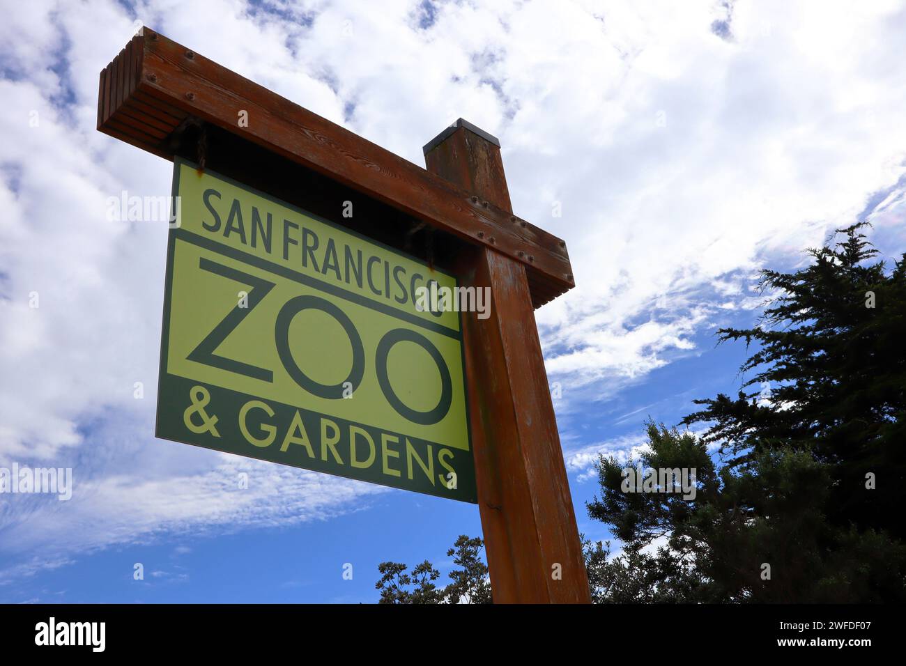 San Francisco, California: San Francisco Zoo located at Sloat Blvd and ...