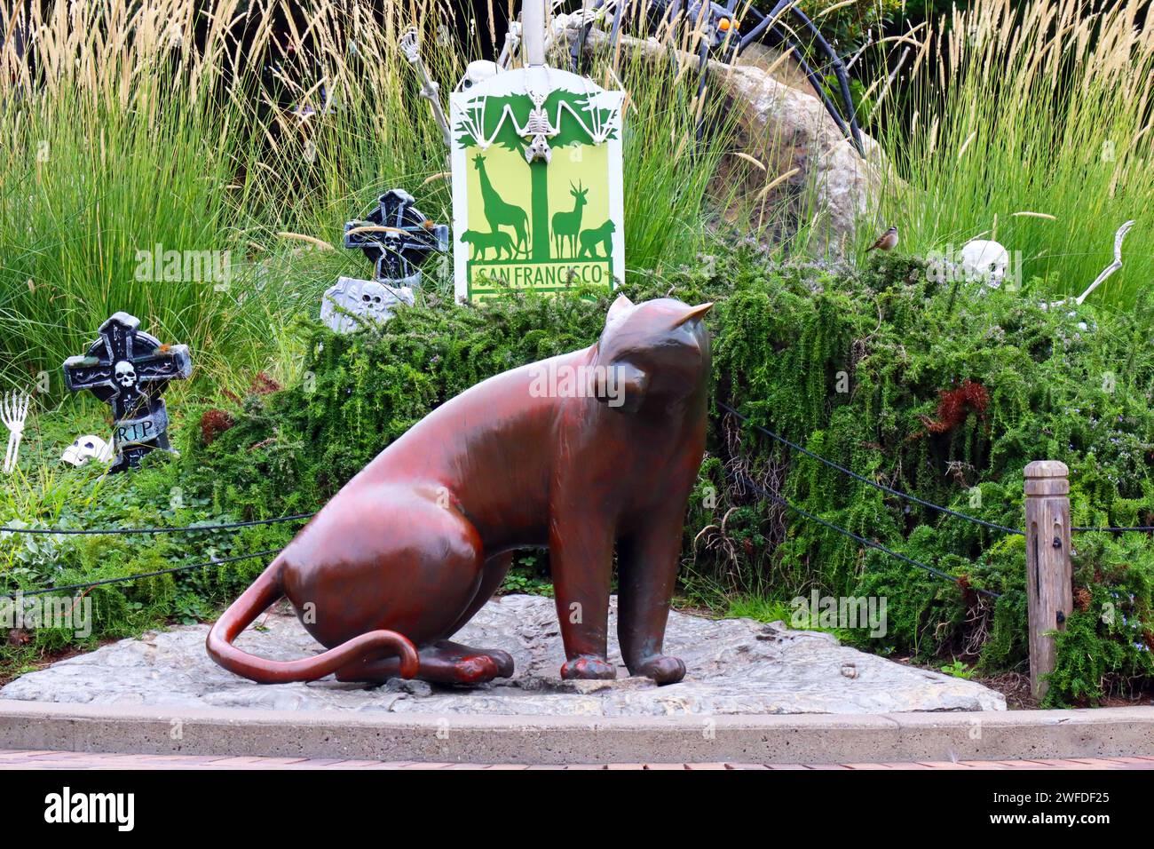 San Francisco, California: San Francisco Zoo located at Sloat Blvd and ...