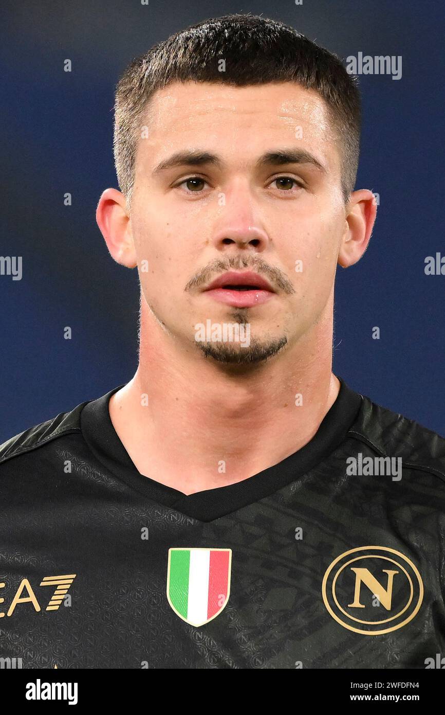Leander Dendoncker of SSC Napoli during the Serie A football match ...