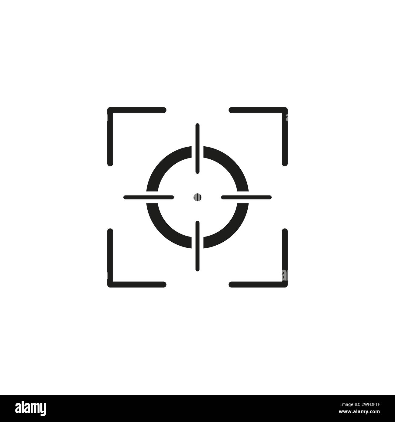 camera focus icon. Vector illustration. stock image. EPS 10 Stock ...