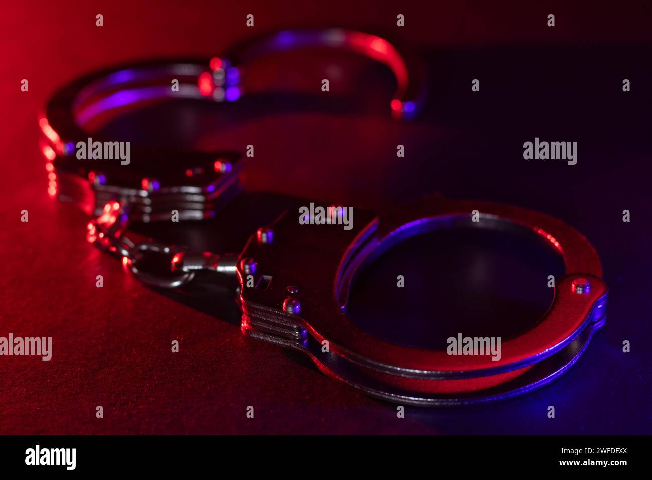 Closed handcuffs on street hi-res stock photography and images - Alamy