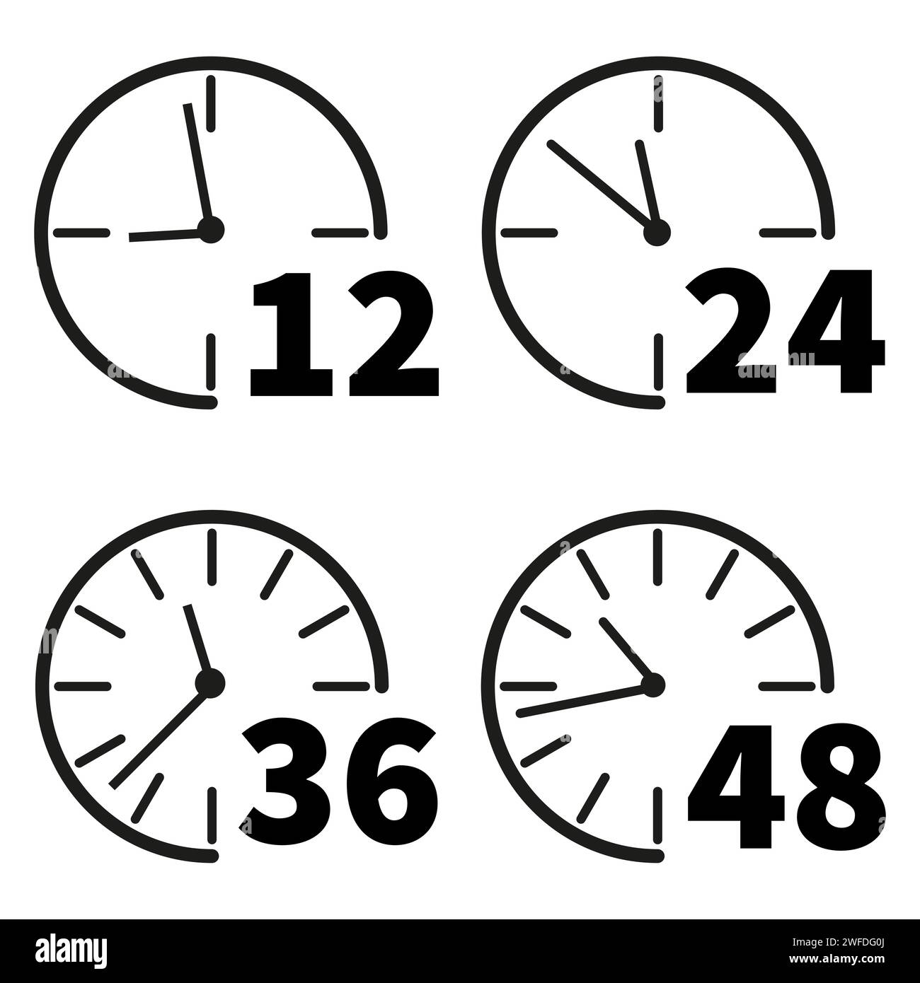 24 72 Stock Vector Images - Alamy