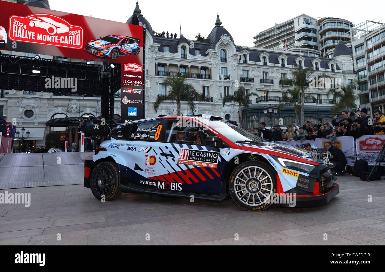 Monaco, Monaco. 25th Jan, 2024. MONACO, MONTE-CARLO - 25. January 2024 ...