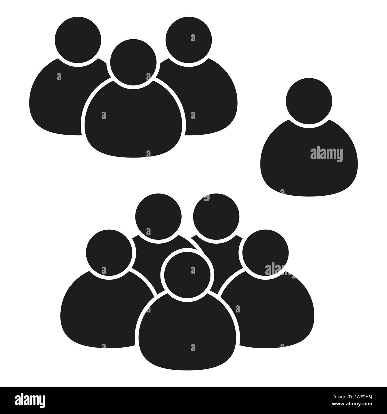 black men group icon. Community icon set. Business team symbol. People ... black men group icon. Community icon set. Business team symbol. People ...
