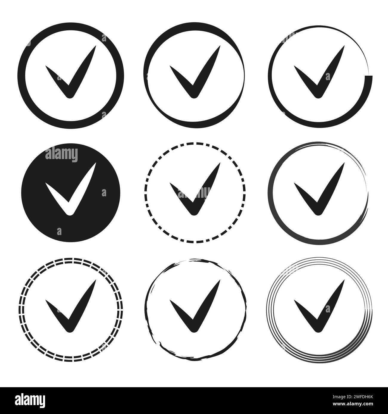 Check mark sign. Vector illustration. EPS 10. Stock image Stock Vector ...