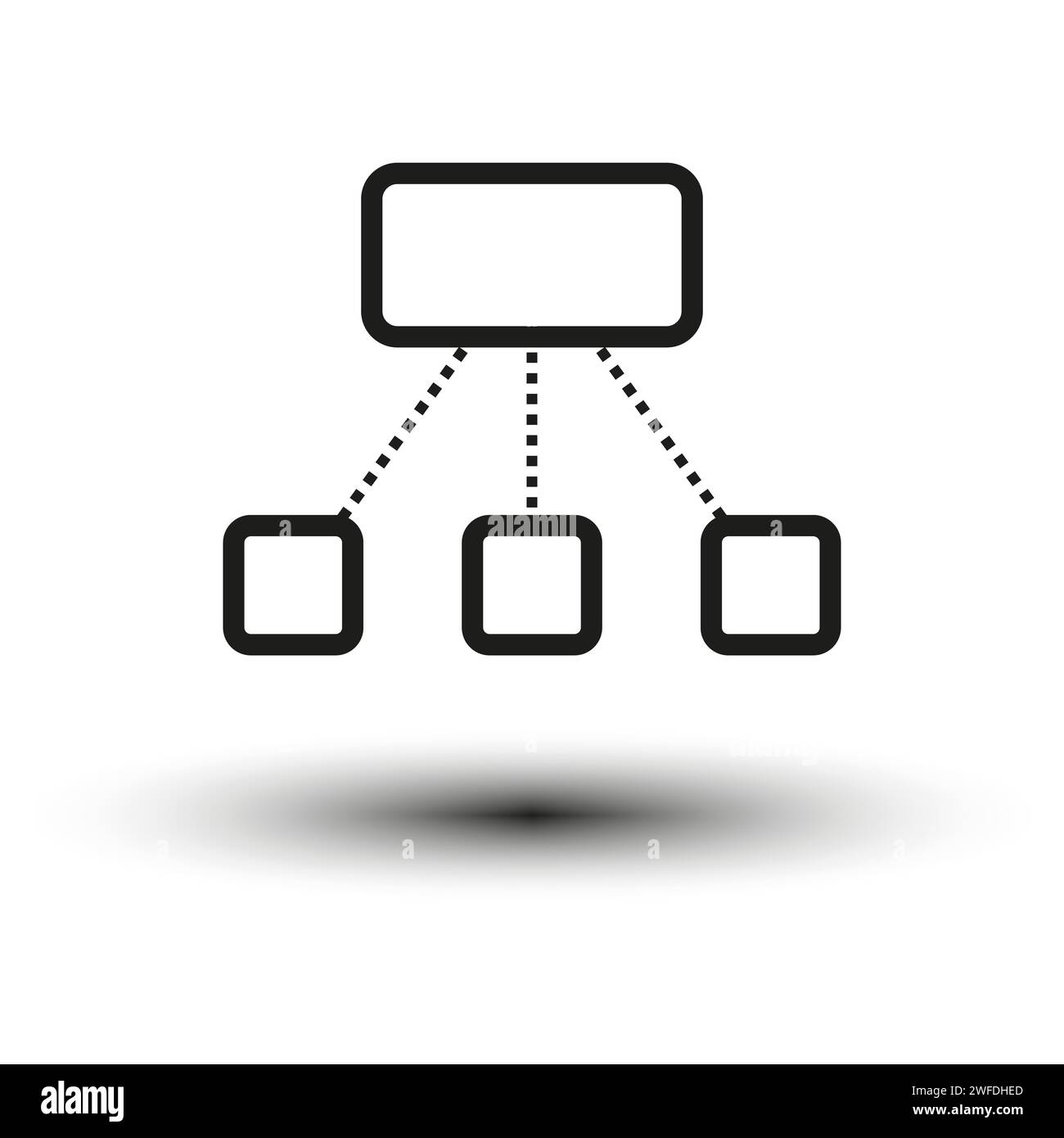 Hierarchy scheme icon. Vector illustration. EPS 10. Stock image Stock ...