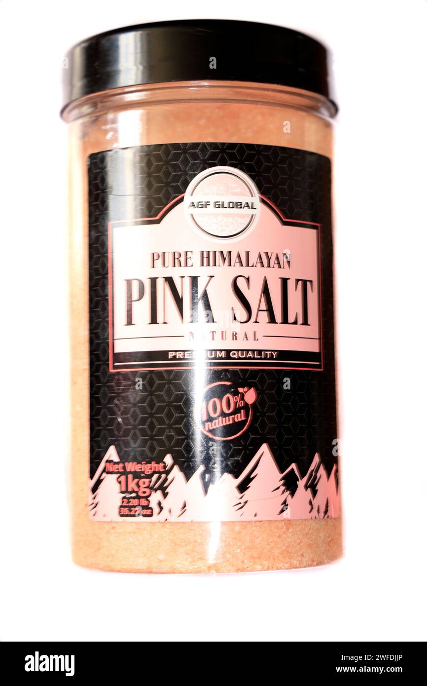 Pink salt food hi-res stock photography and images - Alamy