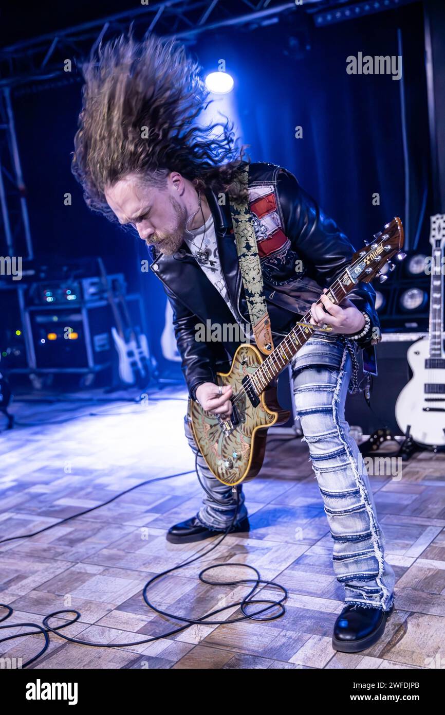 Milan Italy. 29th Jan 2024. The American musician CHRISTOPHER SHAYNE ...