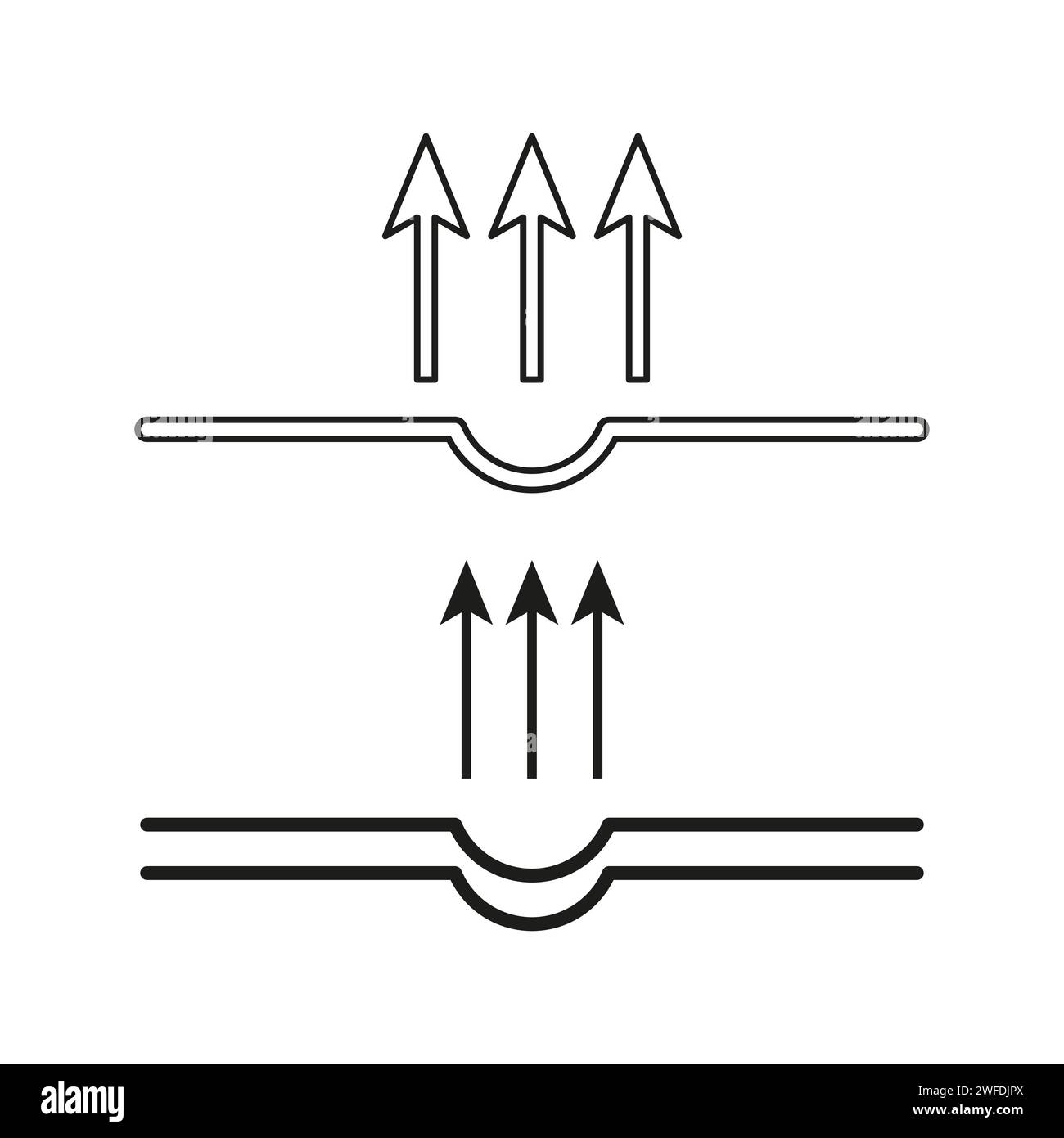 Elasticity icon. Wrinkle sign. Skin logo. Elastic symbol. Vector ...