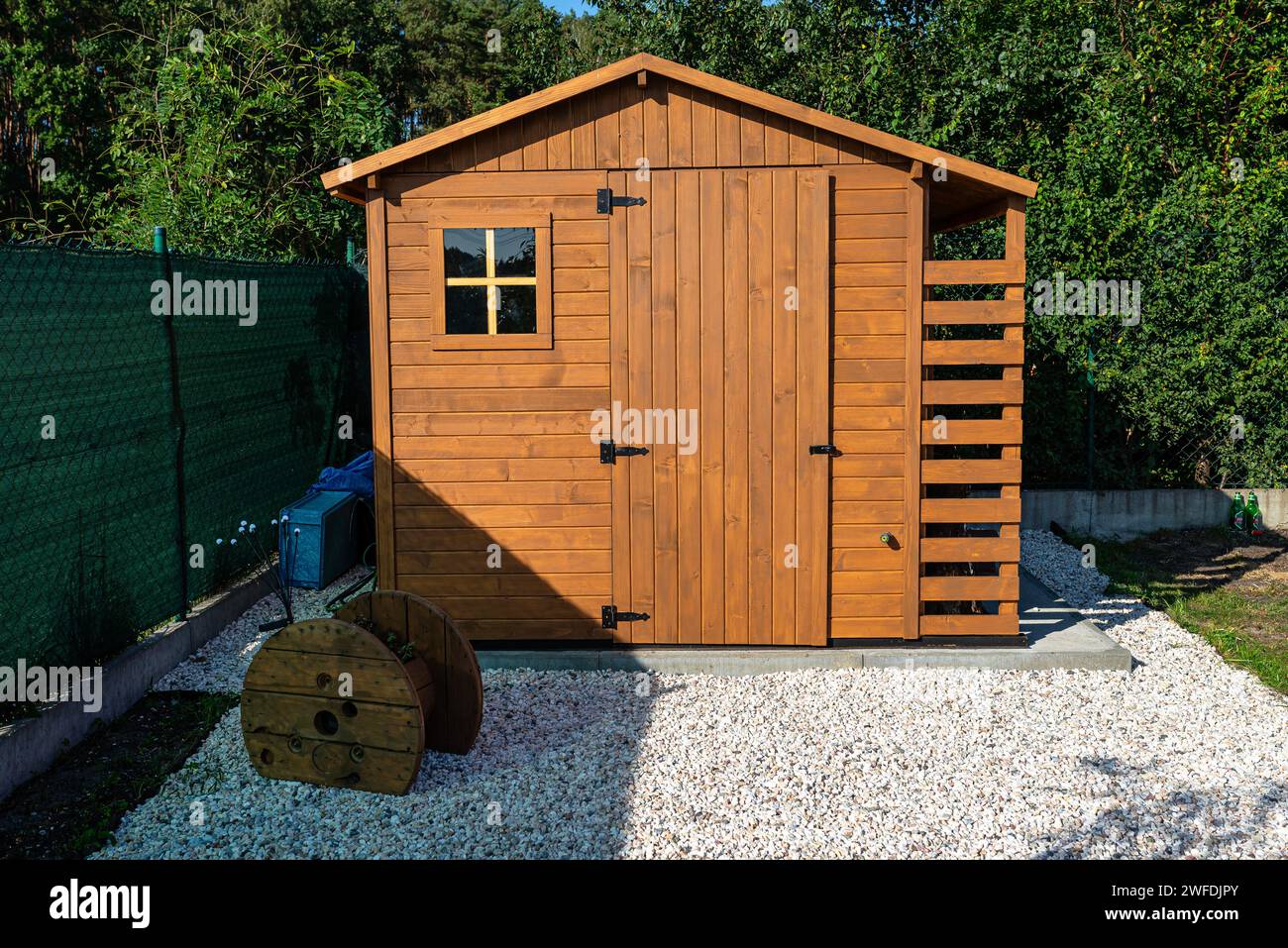 Concrete shed foundation hi-res stock photography and images - Alamy