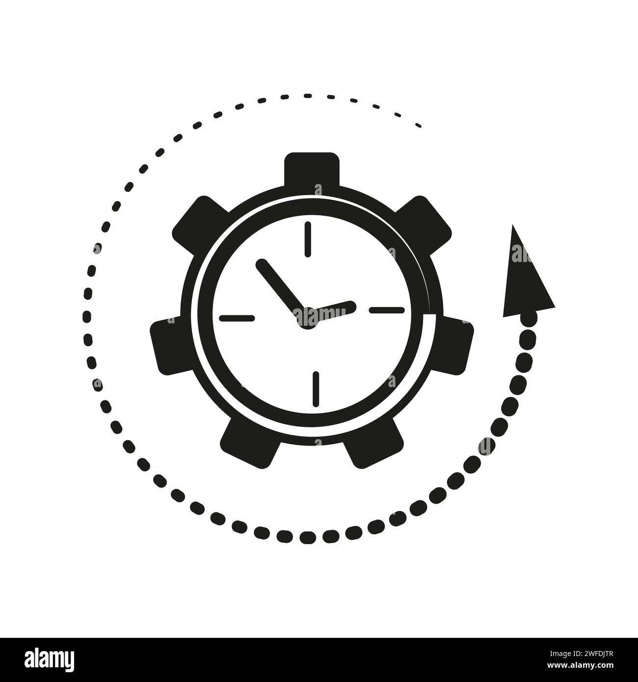 Simple time machine Stock Vector Images - Alamy
