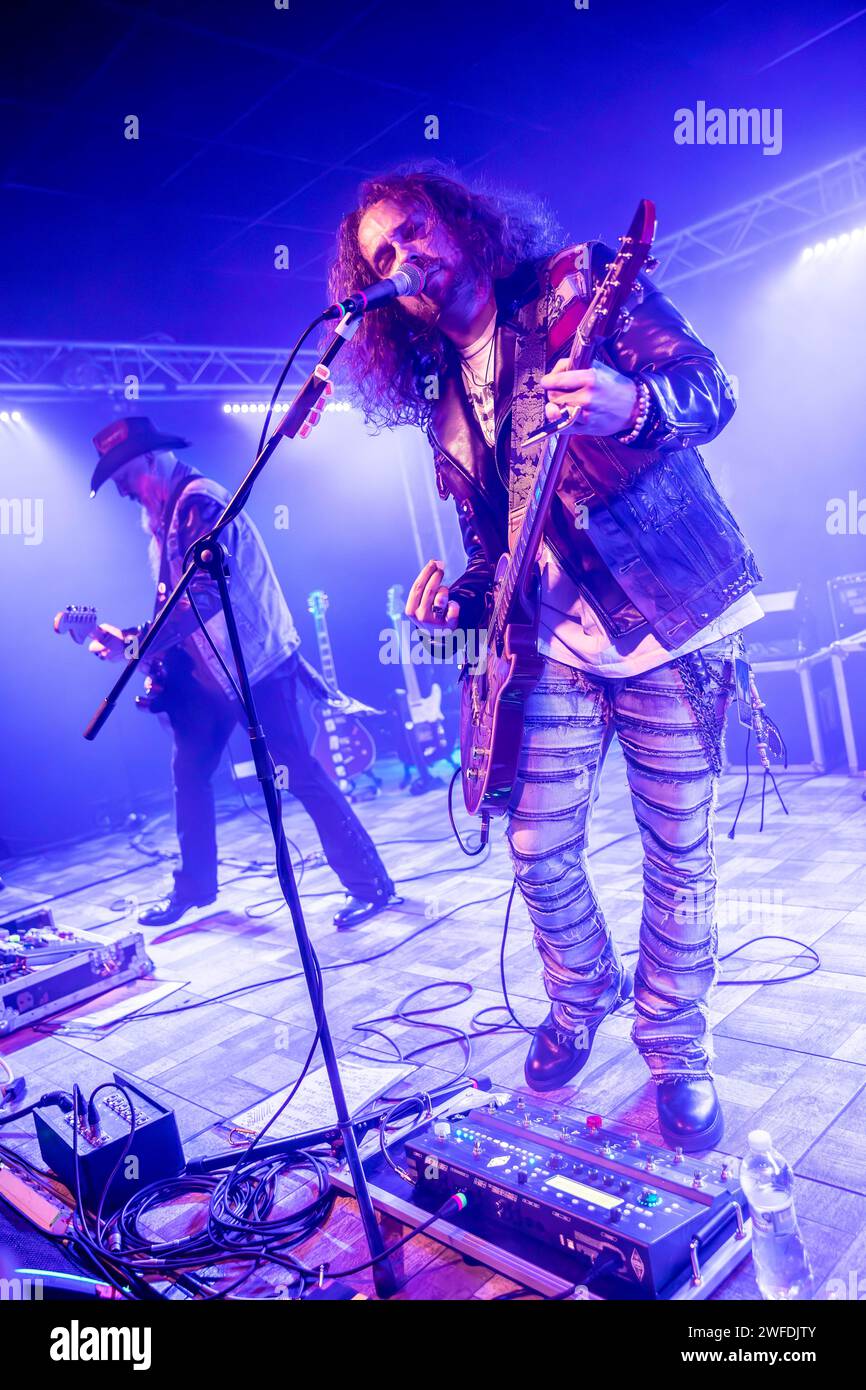Milan Italy. 29th Jan 2024. The American musician CHRISTOPHER SHAYNE ...