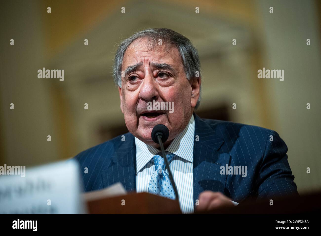 Washington, USA. 30th Jan, 2024. Former U.S. Secretary of Defense Leon ...