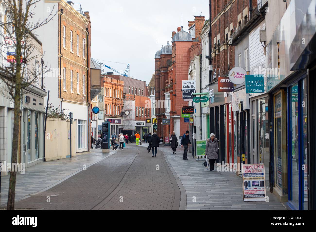 Maidenhead, Berkshire, UK. 29th January, 2024. A quiet day in ...