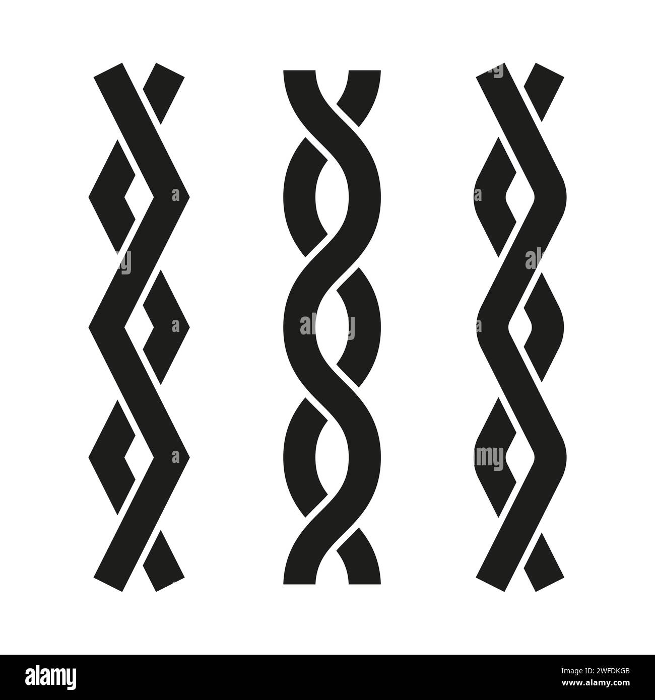 Braided joint Stock Vector Images - Alamy
