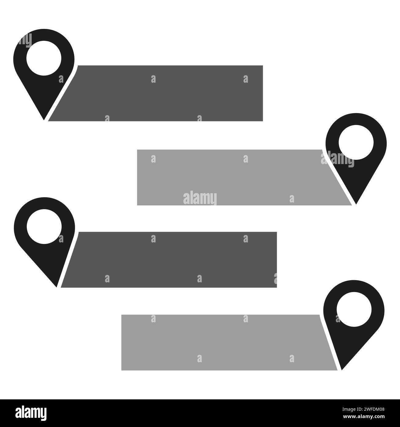 Map pin, map marker. Vector illustration. EPS 10. Stock image Stock ...