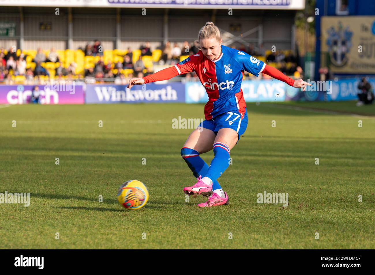 Sutton, UK. 28th Jan, 2024. The VBS Community Stadium, Sutton, England ...