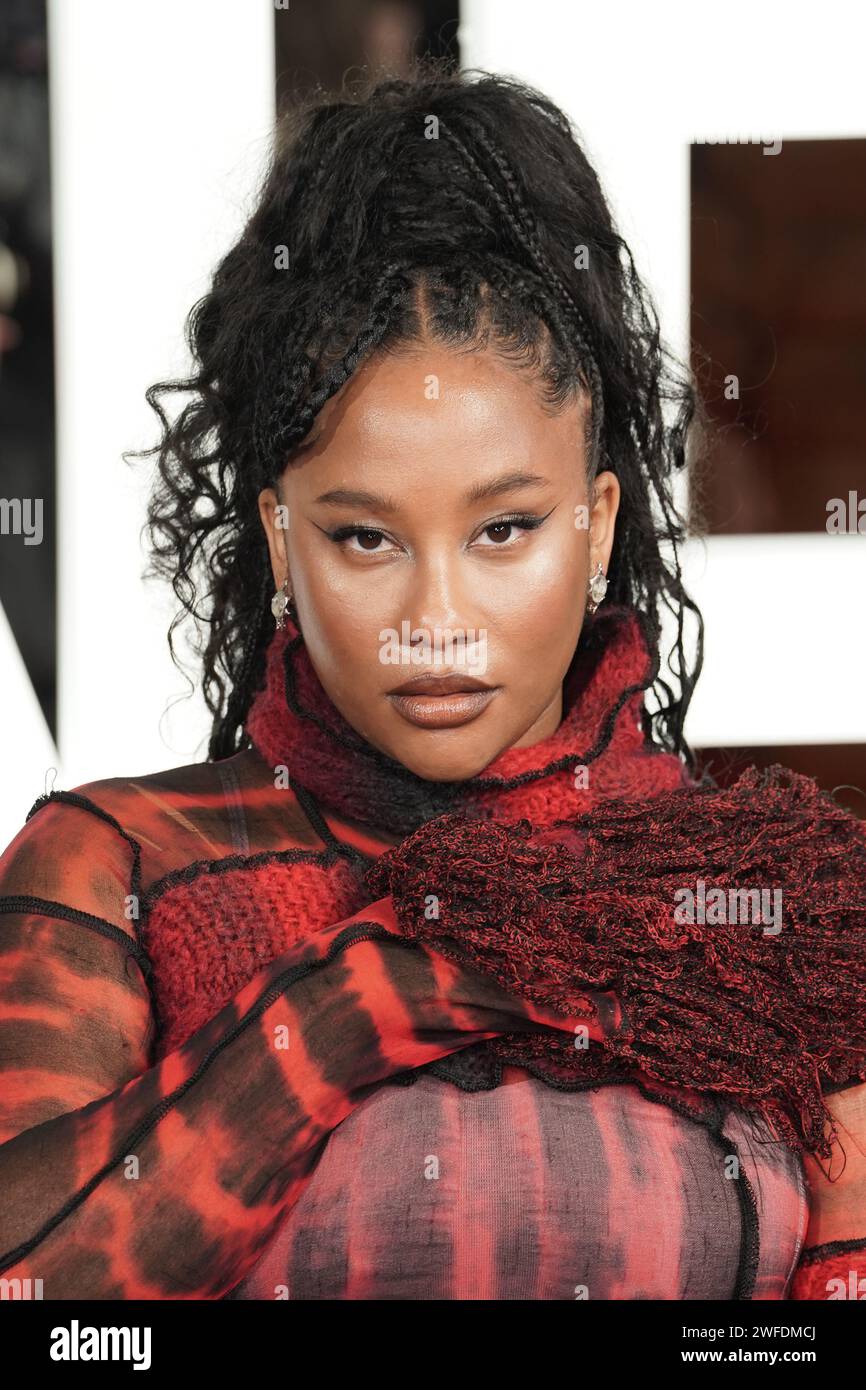 Zuri Marley attending the UK premiere of Bob Marley: One Love, at the ...