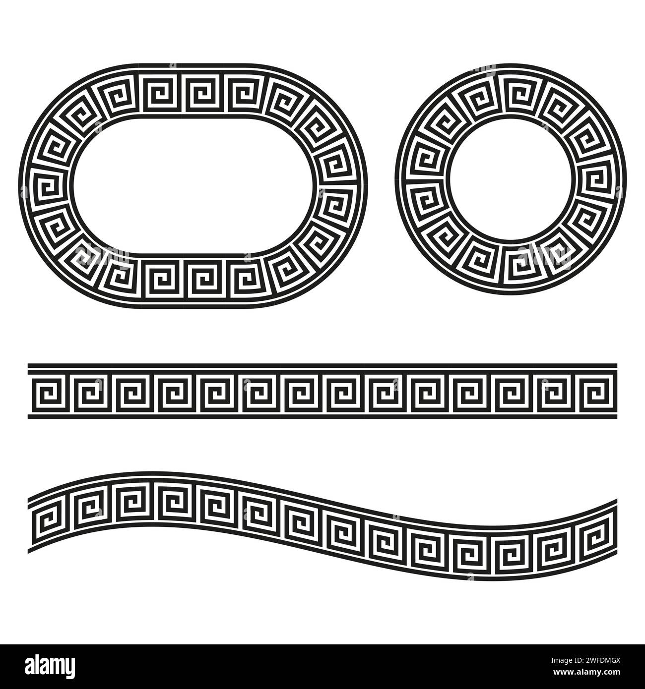 Continuous greek key motif hi-res stock photography and images - Alamy