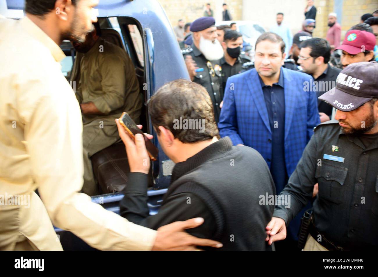 Police officials arrest Tehreek-e-Insaf (PTI) workers after case ...