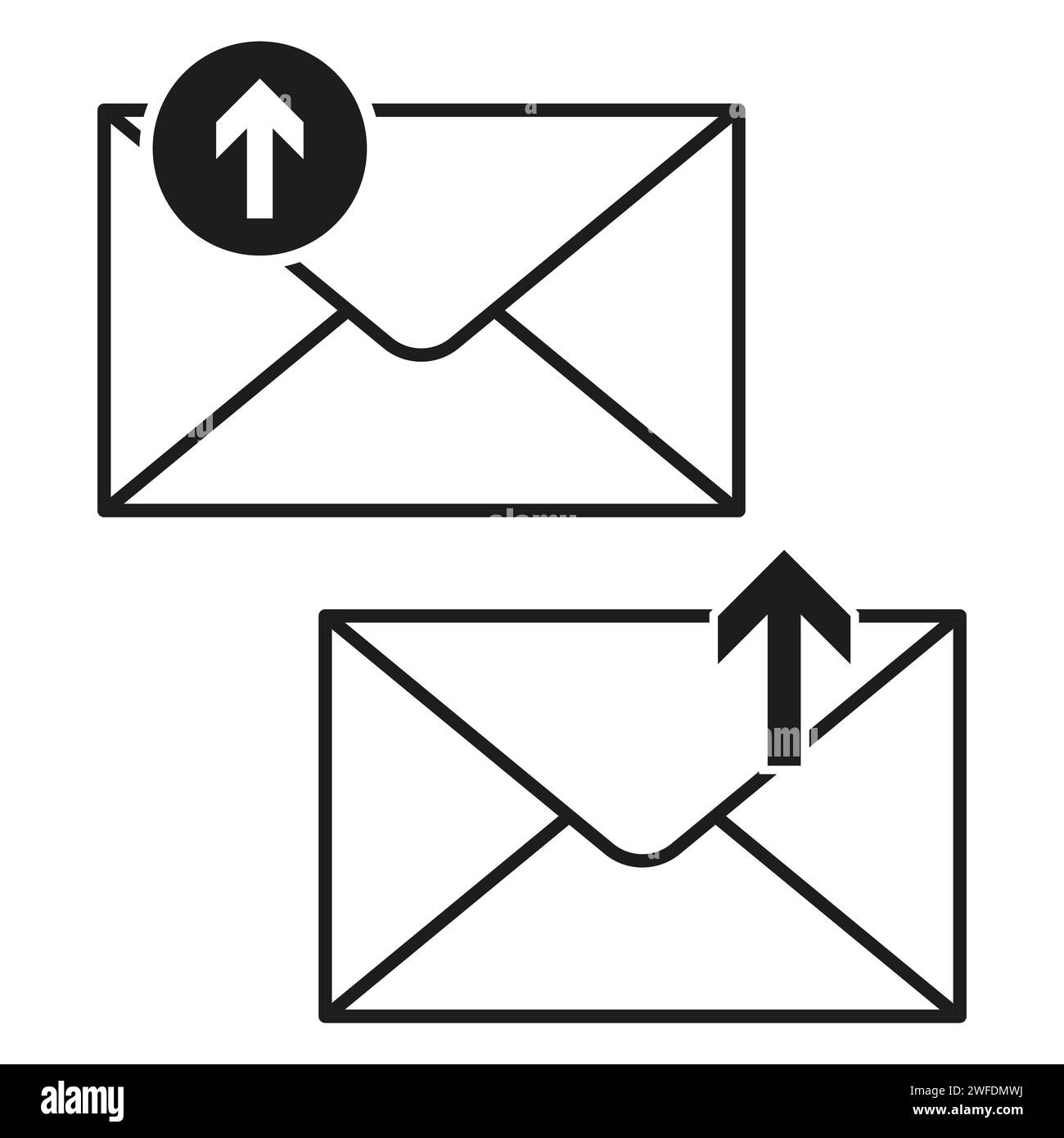 Outgoing mail sign Cut Out Stock Images & Pictures - Alamy