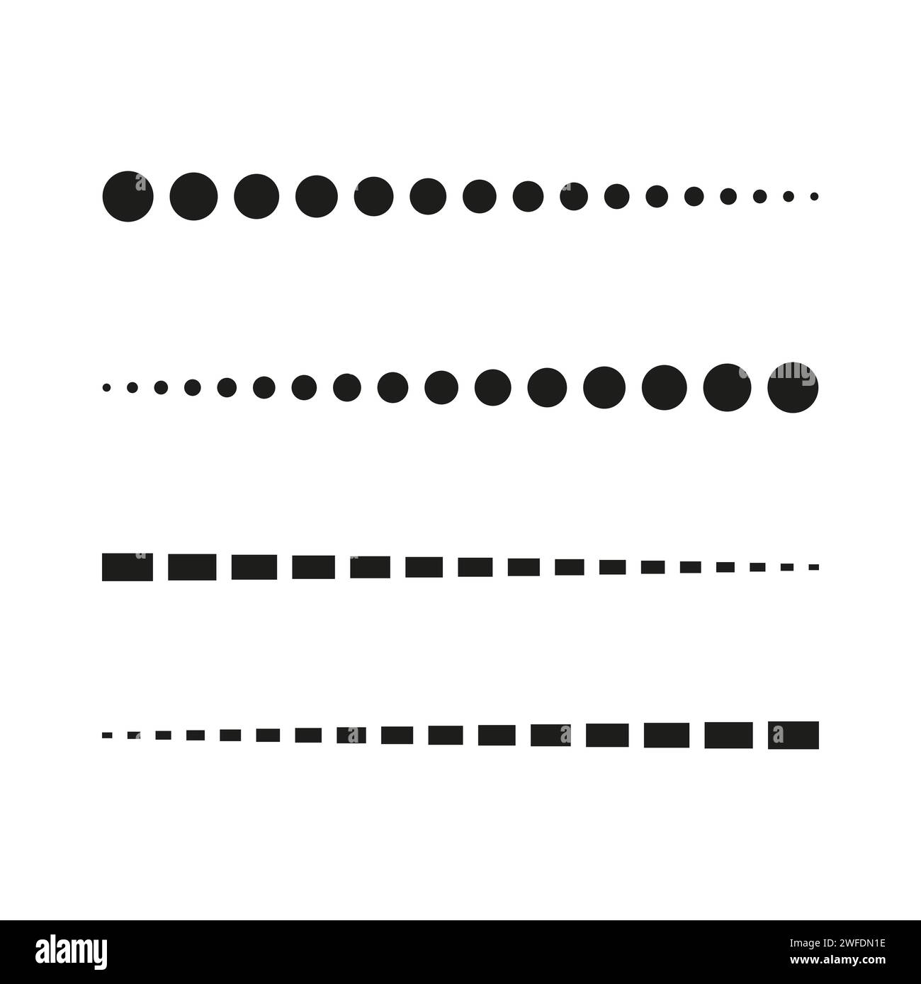 Dotted line simple shape. Vector illustration. EPS 10. Stock image ...