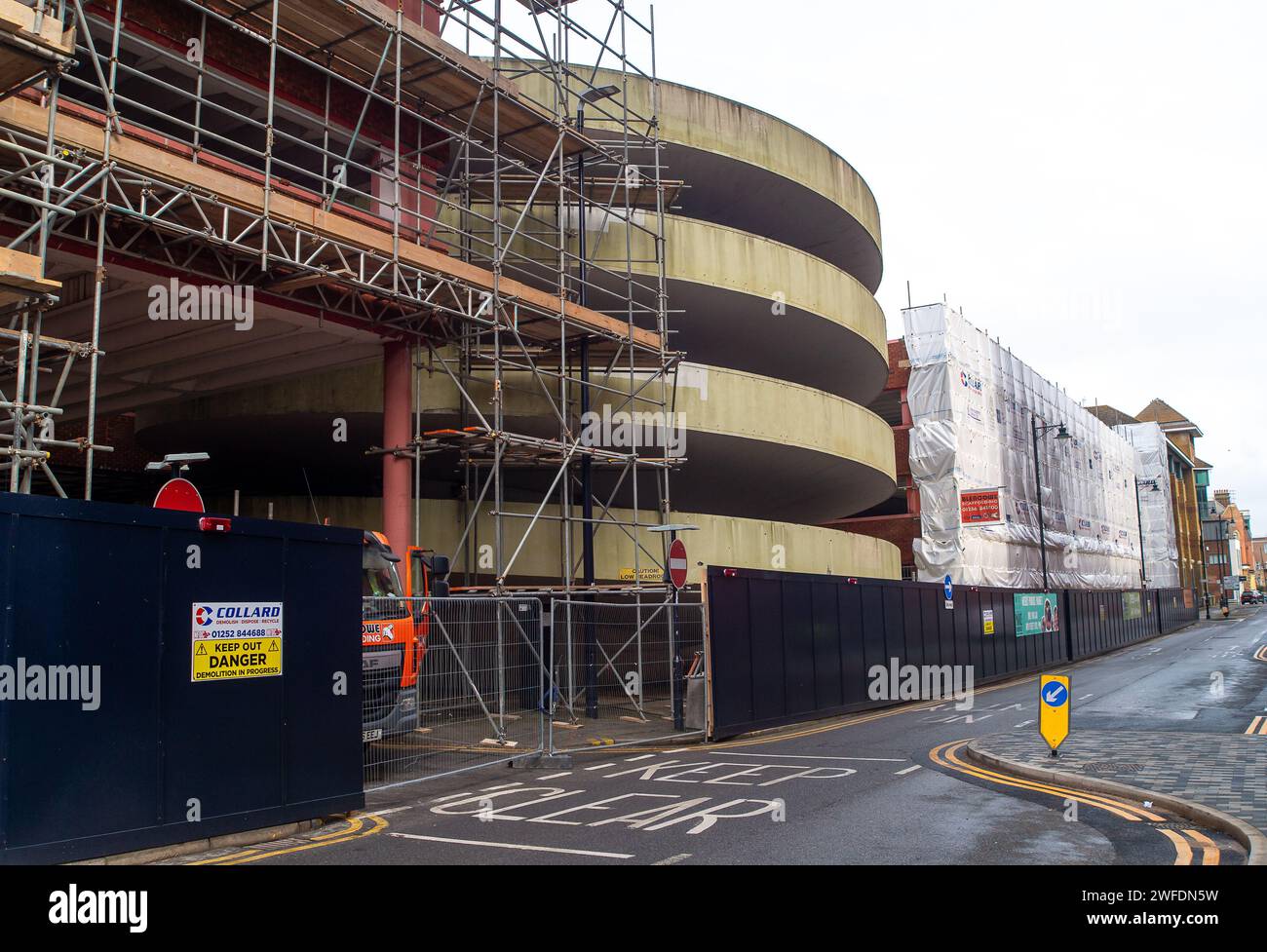 Maidenhead, Berkshire, UK. 29th January, 2024. The Broadway Car Park ...