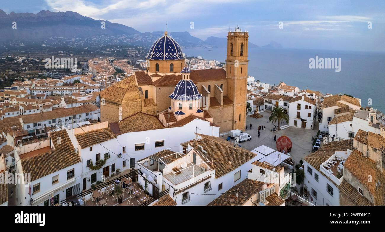 Altea panoramic aerial view hi-res stock photography and images - Alamy