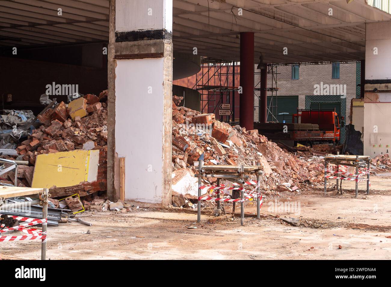 Maidenhead, Berkshire, UK. 29th January, 2024. The Broadway Car Park ...