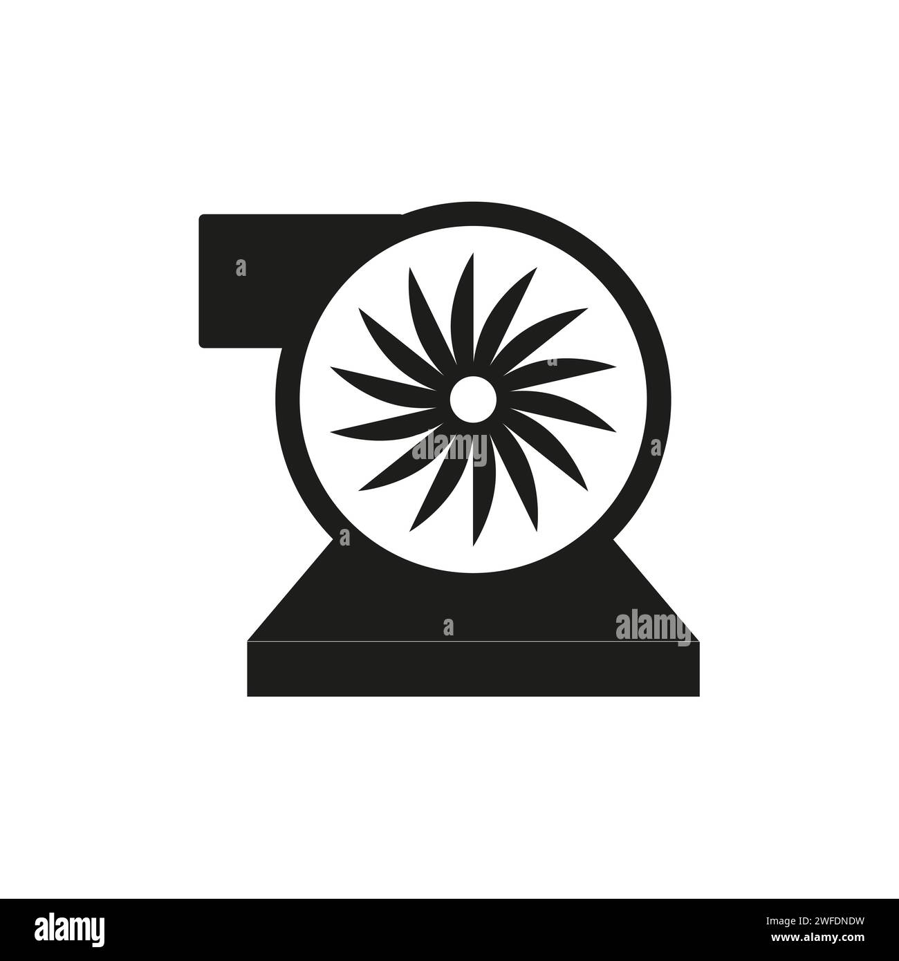 Centrifugal fan icon. Turbine icon. Vector illustration. EPS 10. stock ...
