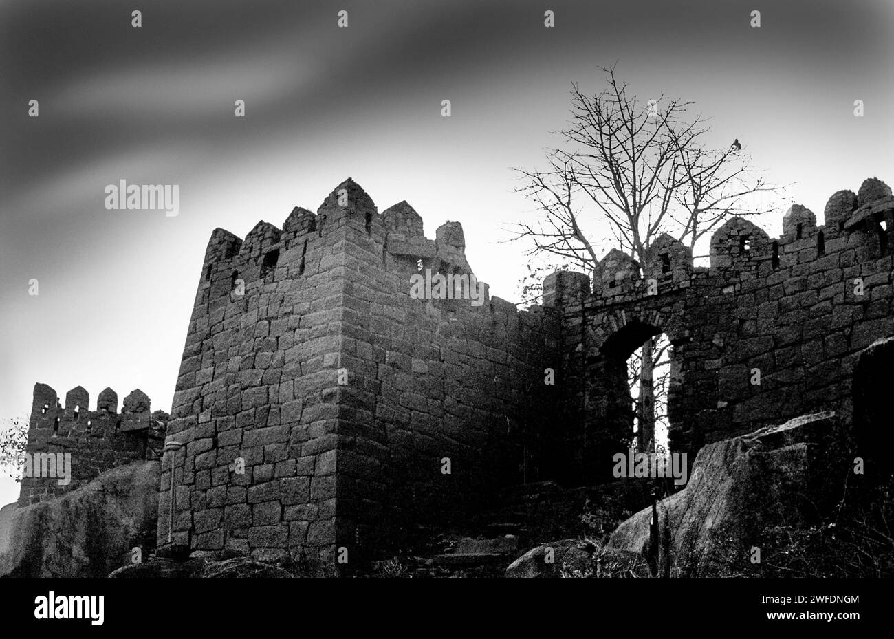 The Golconda fort is a fortified citadel and ruined city located in the ...