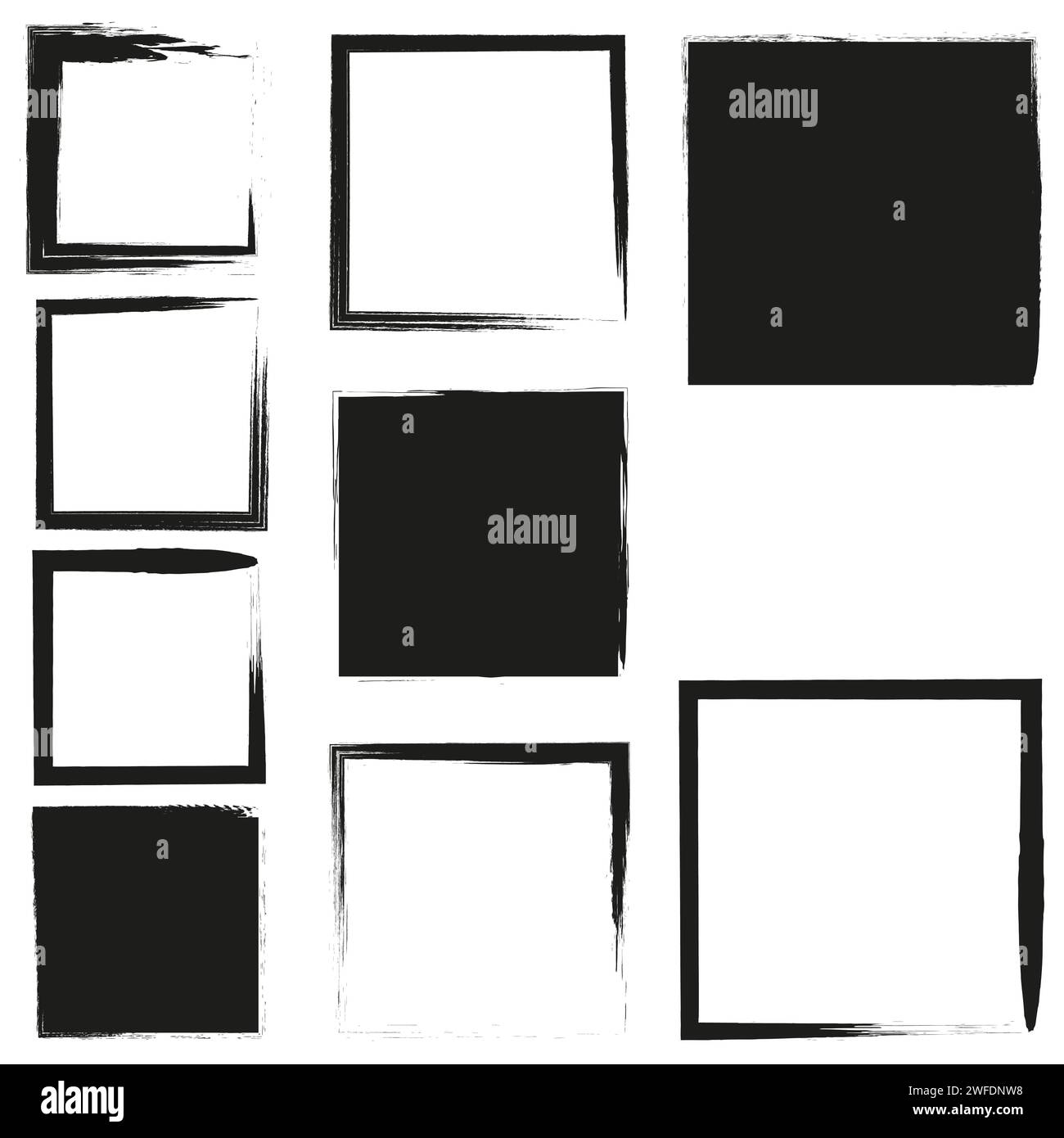 Highlight stamp square grunge hi-res stock photography and images - Alamy
