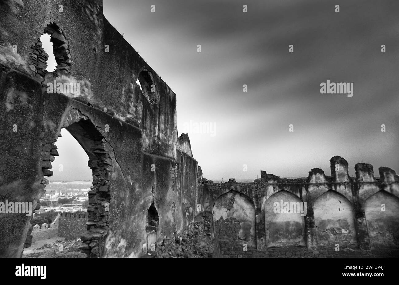 The Golconda fort is a fortified citadel and ruined city located in the ...