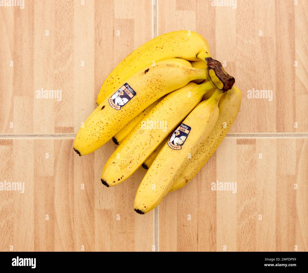 Pretty Liza banana Stock Photo - Alamy