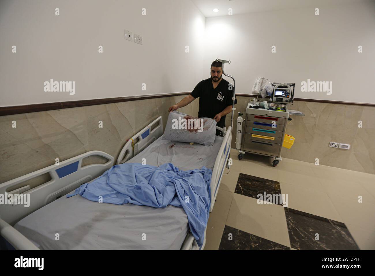 Jenin, Palestine. 30th Jan, 2024. (EDITOR'S NOTE : Image contains ...