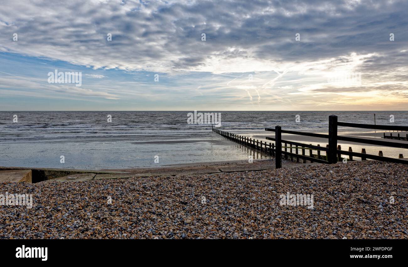 Groynes Protecting the Sand and Beach at Bognor Regis West Sussex ...