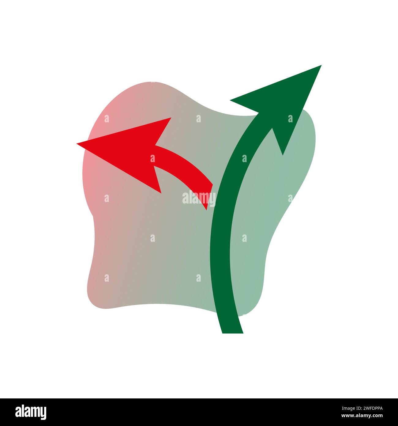 Two way arrow symbol. Vector illustration. EPS 10. Stock image Stock ...