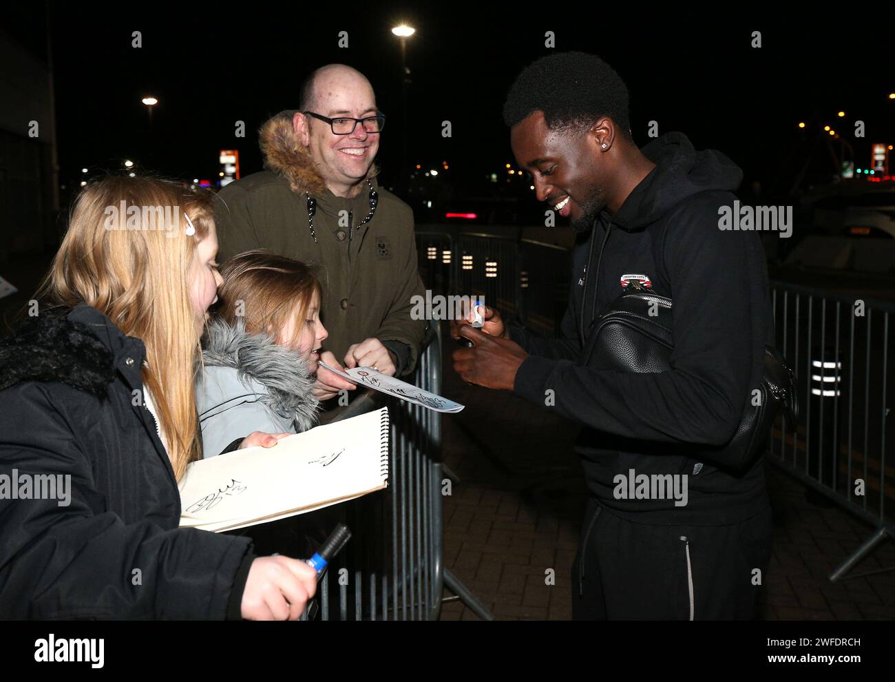Coventry City's Fabio Tavares with fans ahead of the Sky Bet ...